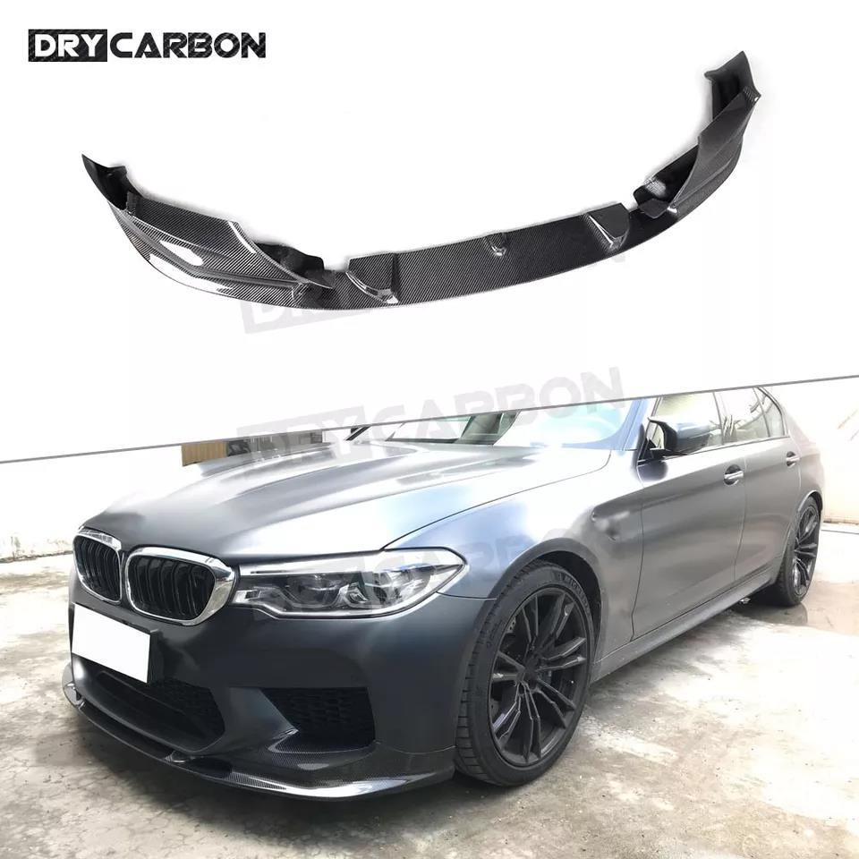 Dry Carbon Fiber Front Lip Spoiler Splitters For BMW 5 Series F90 M5 ...