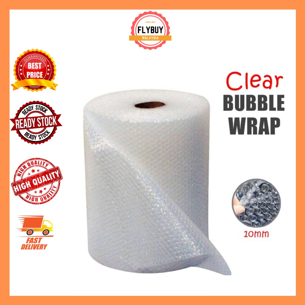 🔥READY STOCK🔥 1M X 1M Bubble Wrap Single Layer 1 Meter | Wrapper | Air Bubble Packaging Wrap ...