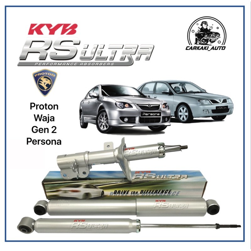 KAYABA RS ULTRA SHOCK ABSORBER FOR PROTON WAJA/ GEN2/ PERSONA ~ FRONT ...