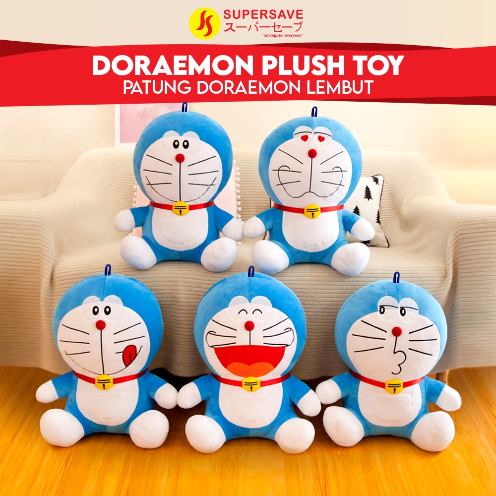 SUPERSAVE Doraemon Soft Doll Soft Toys 30cm Height Plush Toy Bear ...
