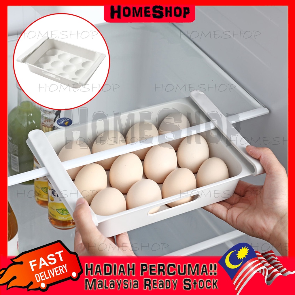 HomeShop Fridge Hanging Basket Food Fruits Vegetables Meat Storage Box ...