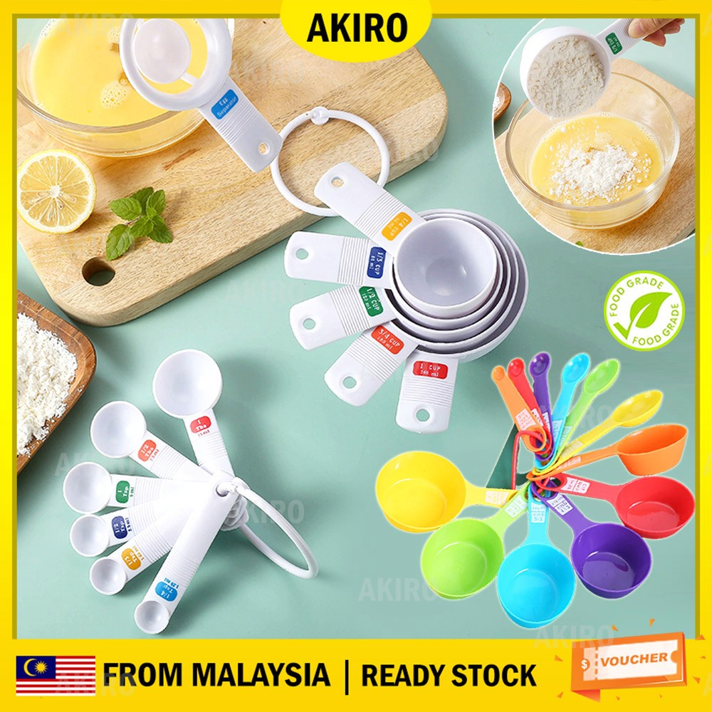 AKIRO 12Pcs/13Pcs Measuring Spoon Cups Baking Tool Cooking Mini Scales ...
