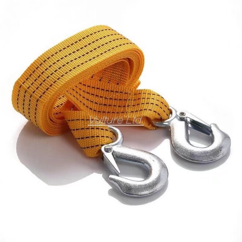 PUCHONG 3 Meter 3 Ton Car Towing Rope Towing Strap Belt Tow Rescue Rope ...