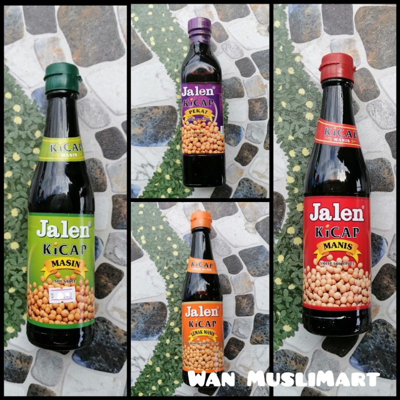 JALEN - KICAP MASIN, MANIS, LEMAK MANIS, PEKAT (325ml, 500ml) | Shopee ...