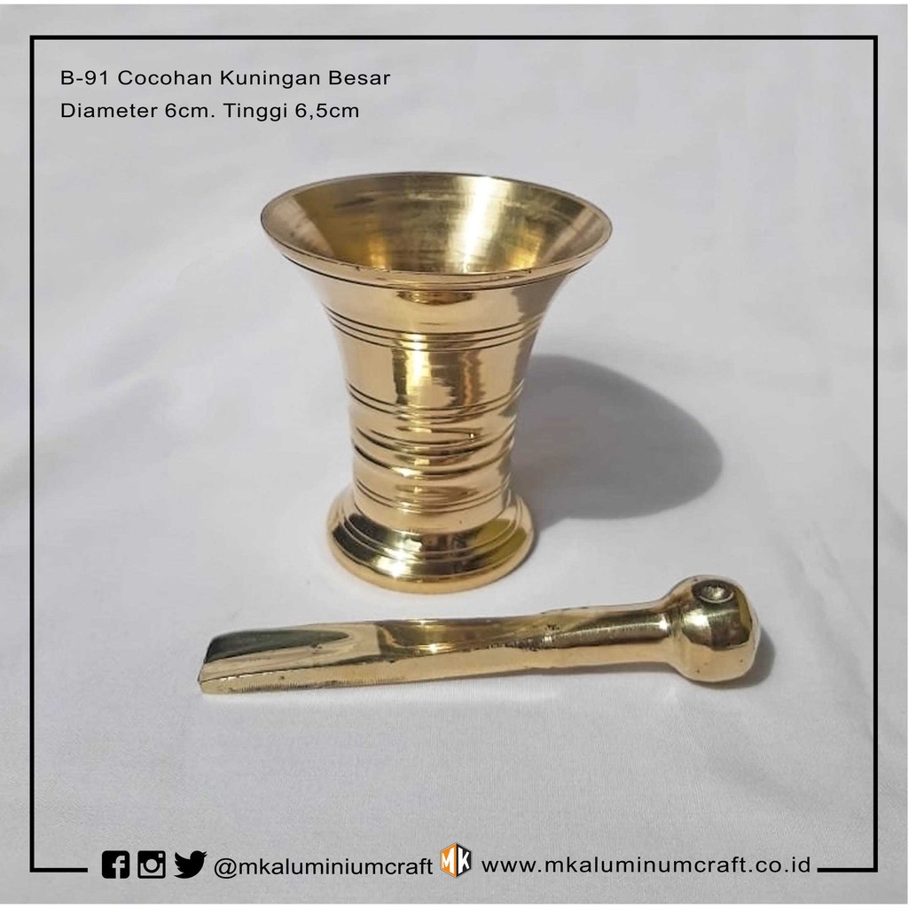 Brass Cocoh - Tools Of The Republic - Wide Betel Mash - Cocohan MK ...