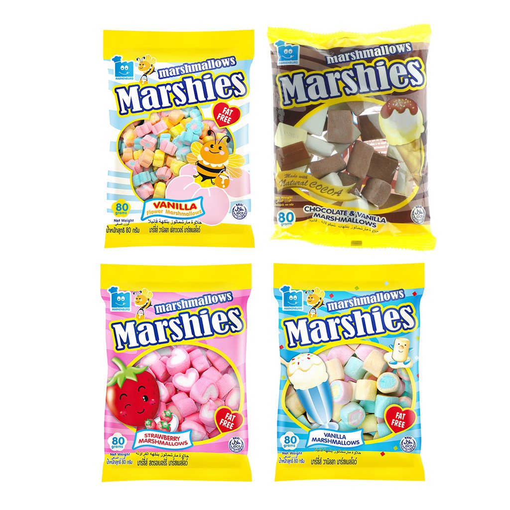 Marshies Markenburg Marshmallow Candy Pack (40g/80g) | Shopee Malaysia