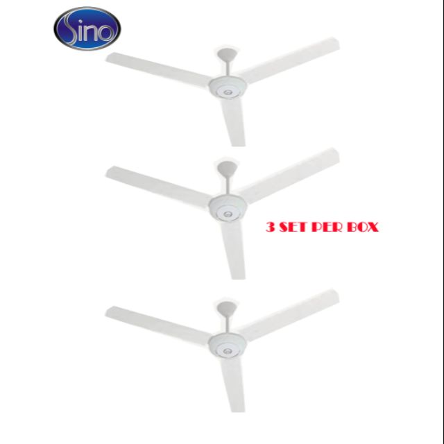 SINO 60" CEILING FAN (SCF-60-WH) | Shopee Malaysia