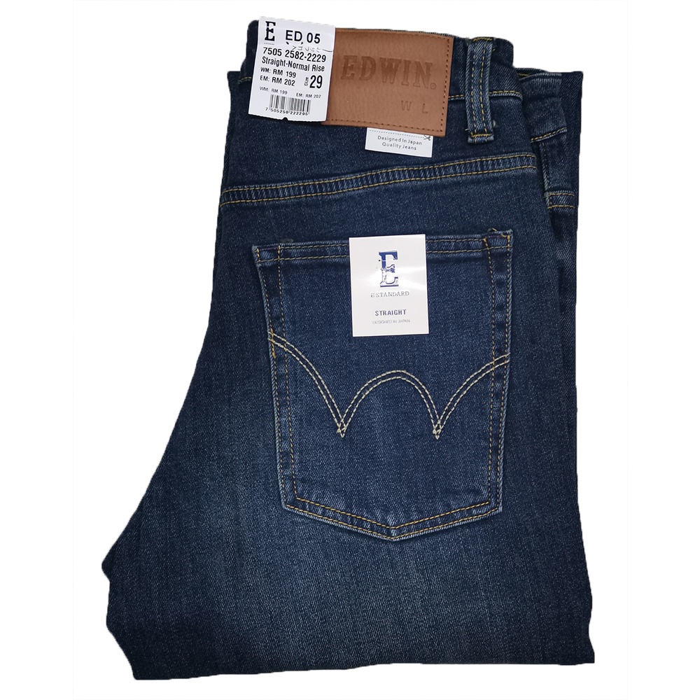 ORIGINAL EDWIN JEANS 505 (7505-2582) (STRAIGHT CUT ) DESIGN TERBARU ...
