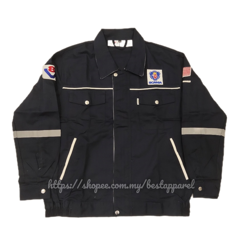 Bus Driver / Truckers Jacket | SCANIA Safety Jacket Reflective | Baju ...