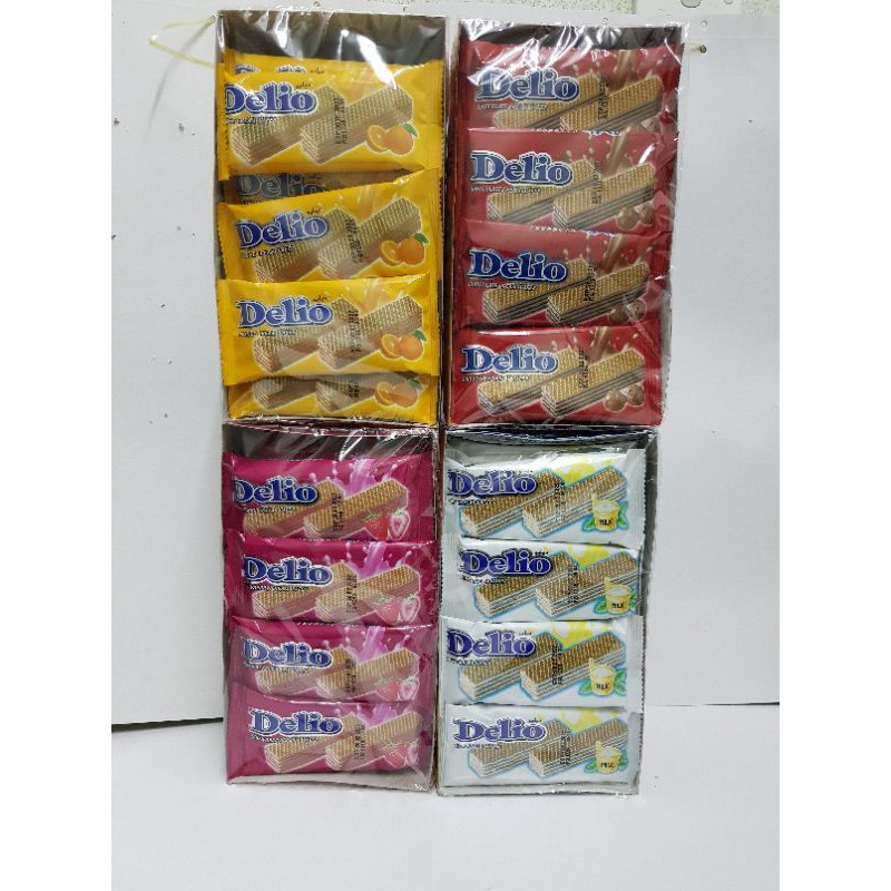 Delio Cream Wafer 16g x 24pack | Shopee Malaysia