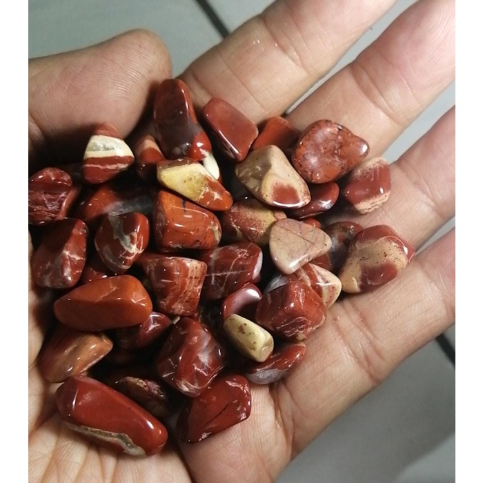 Natural Stone Red Jasper 9-12mm chip gravel 250 grams Package | Shopee ...