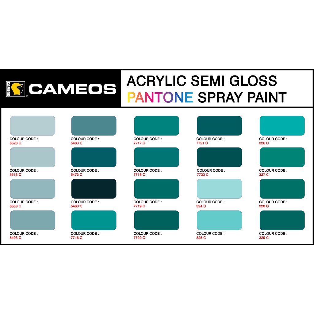 PANTONE Color P43 - Aerosol Spray Paint - CAMEOS 400ML/Bottle | Shopee ...