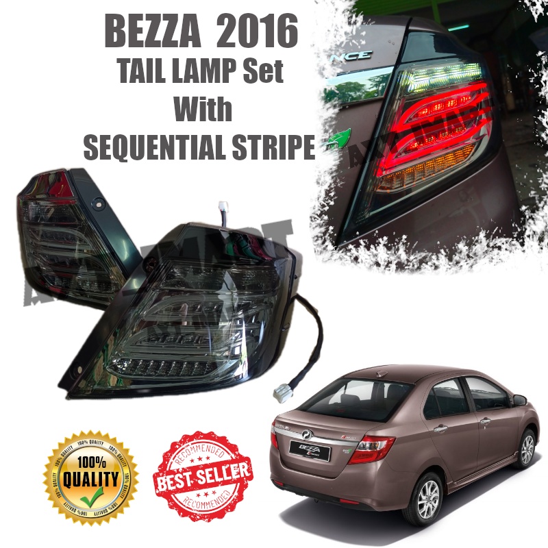 Perodua Bezza 2016 Tail Lamp SET with Sequential Stripe | Shopee Malaysia