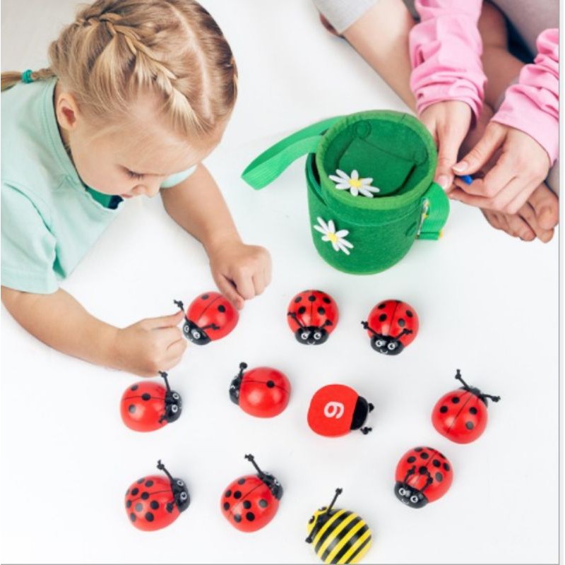 Counting Beetle Toys - Learning Counting Insect Decoration | Shopee ...