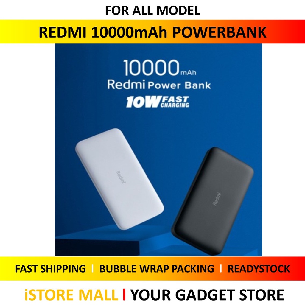 (Malaysia Originall) REDMI POWERBANK 10000mAh [ORIGINAL XIAOMI ...