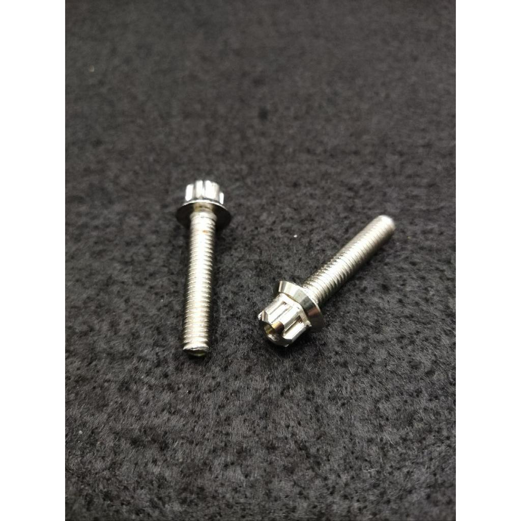 🇹🇭🔥 SKRU SAIZ 10/M6 SILVER CNC ORIGINAL SC SIAM THAILAND CARBON STEEL ...