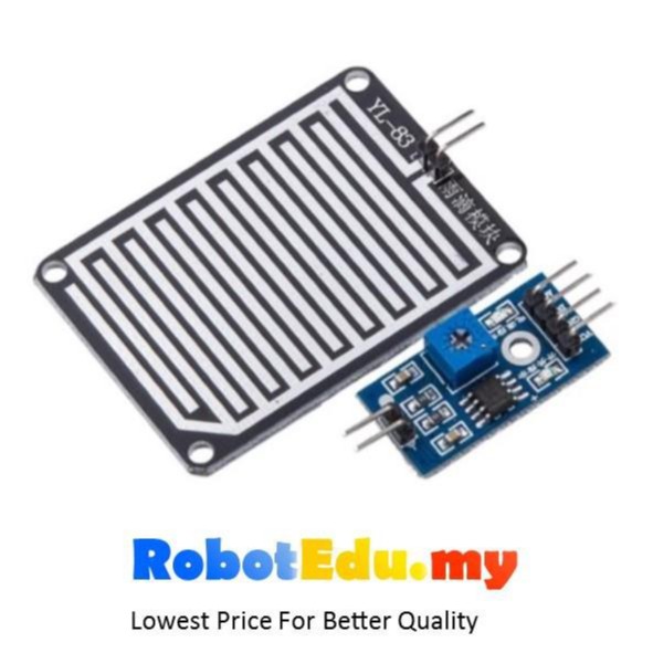 Water Raindrops Weather Rain Sensor Module - Analog & Digital for ...
