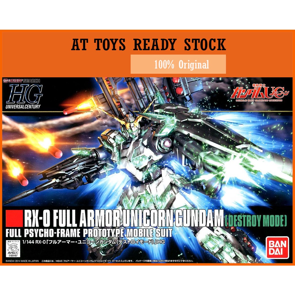 -ORIGINAL-BANDAI MODEL KIT Full Armor Unicorn Gundam | Shopee Malaysia