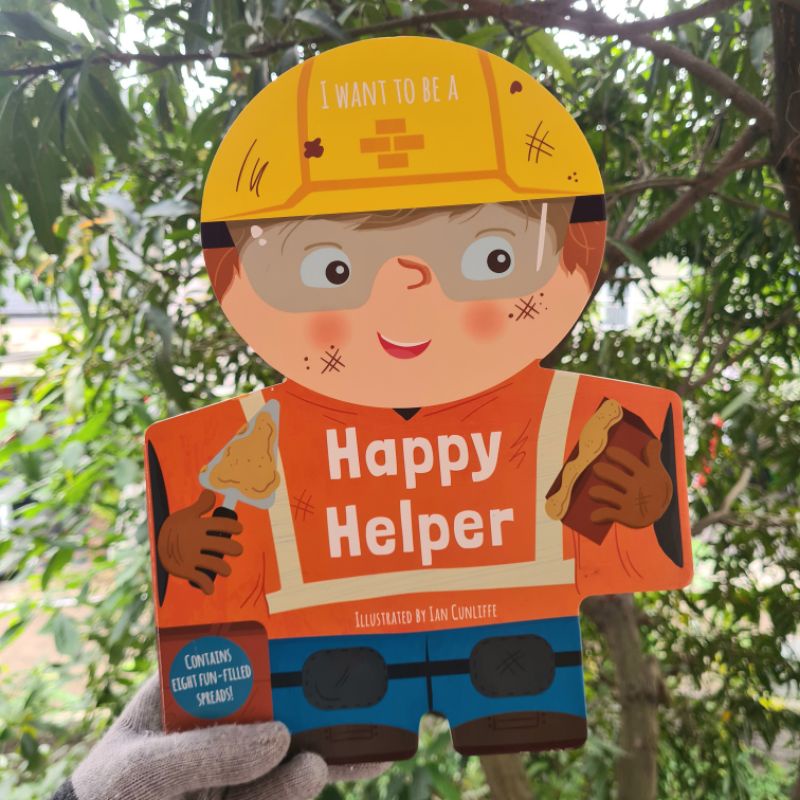 Happy HELPER (Children's book: Board book) | Shopee Malaysia