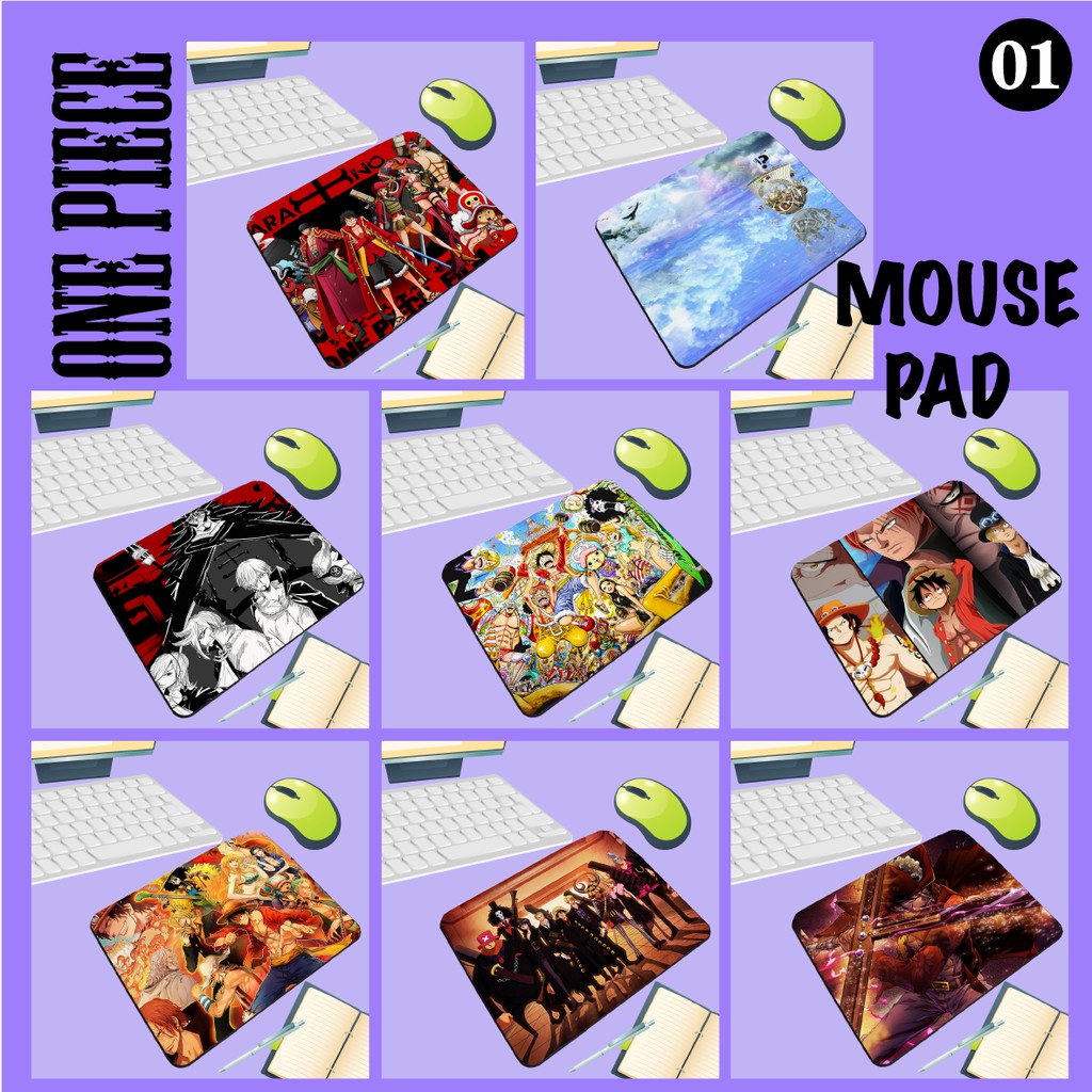 Mouse Pad Rectangle Smooth Anti-Slip One Piece 22x18cm | Shopee Malaysia