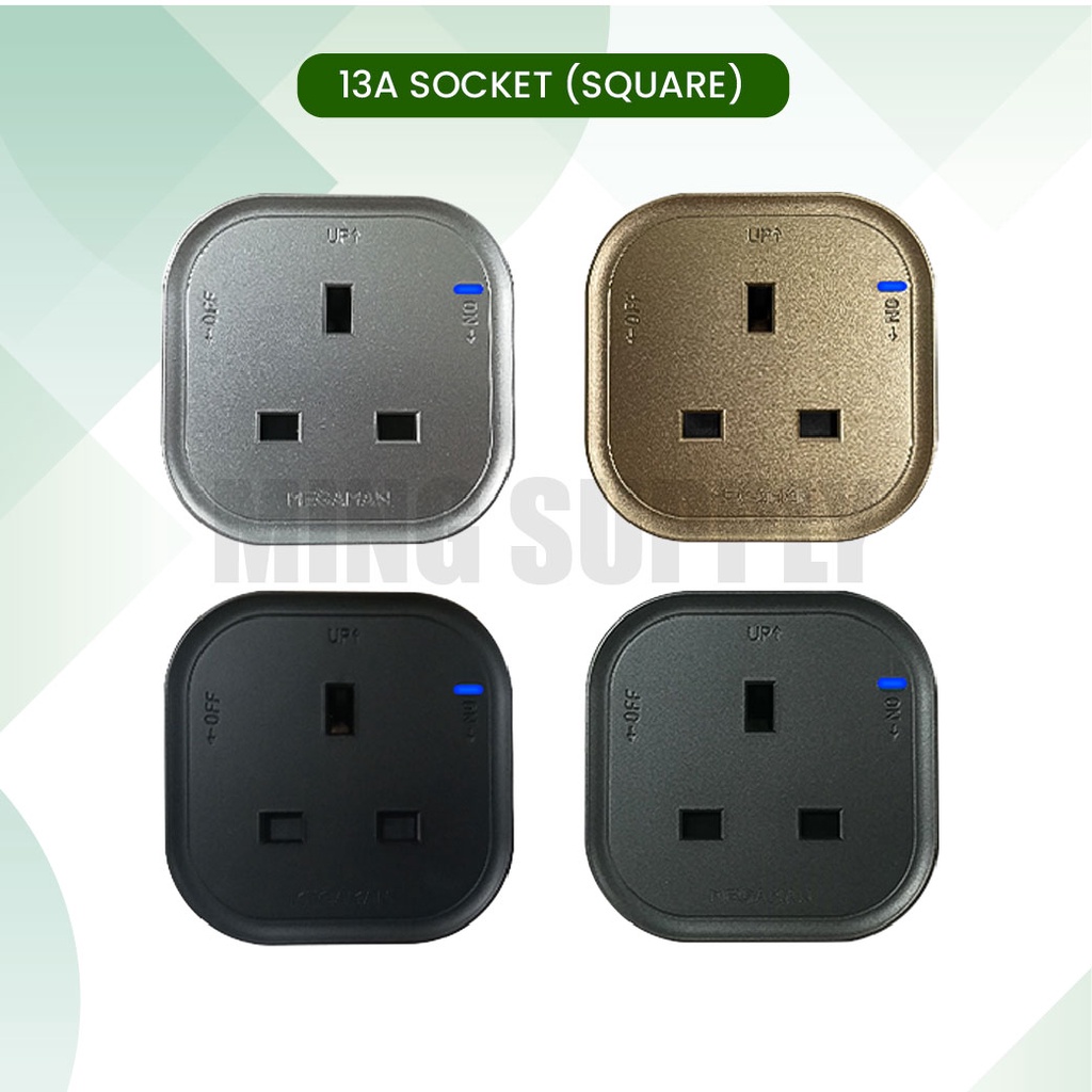 MS_ SIRIM MEGAMAN Power Track Socket Surface Type 25A Power Line Long ...