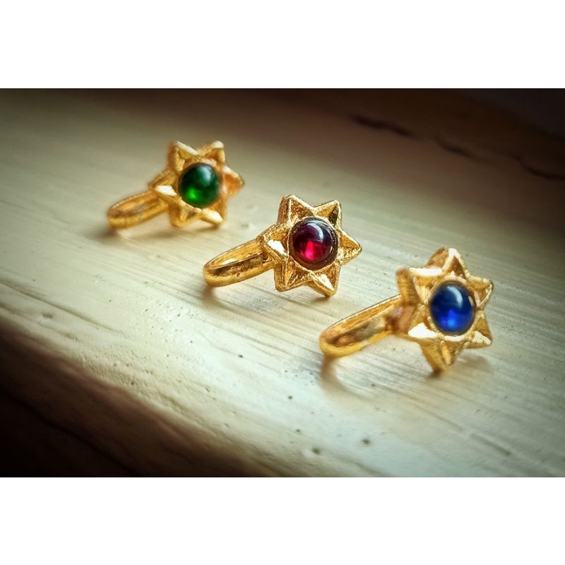Star shape nose pin Indian nose pin | Shopee Malaysia