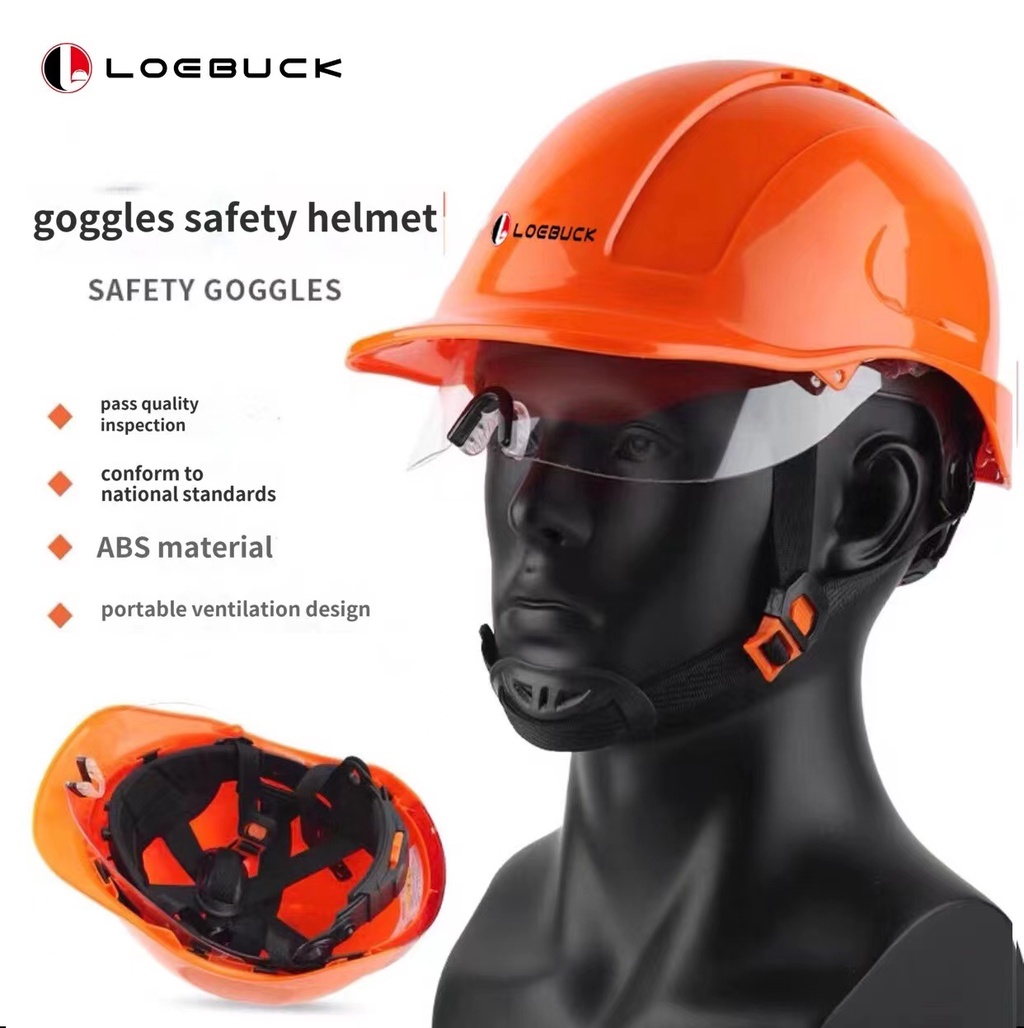 LOEBUCK safety helmet abs site workers anti-collision safety helmet ...
