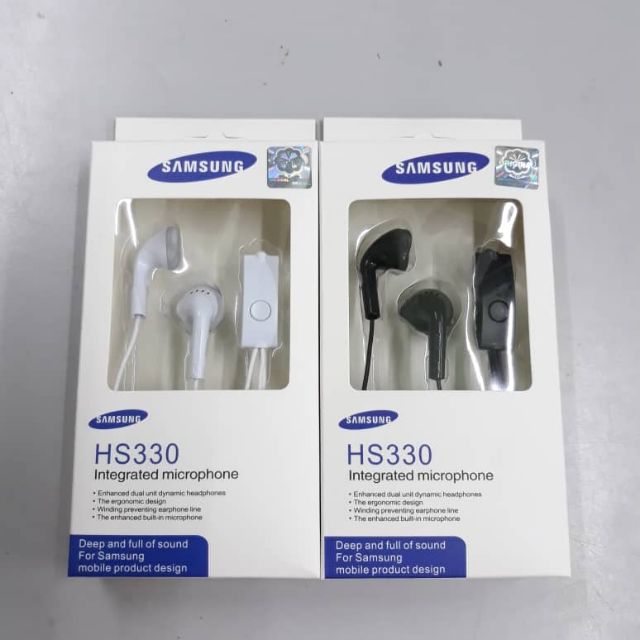 Samsung Headset (HS330) 100% Ori ( blk/white) | Shopee Malaysia
