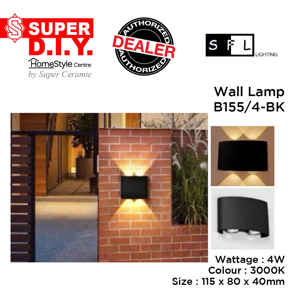SFL (B155/4) Wall Lamp * warmwhite color | Shopee Malaysia