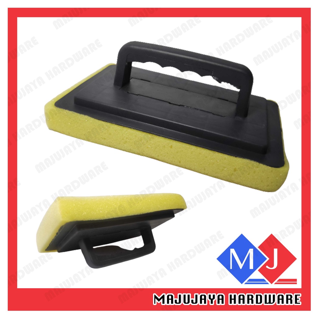Yellow Sponge Scrub Trowel With Handle for Plaster Cement Trowel Simen ...