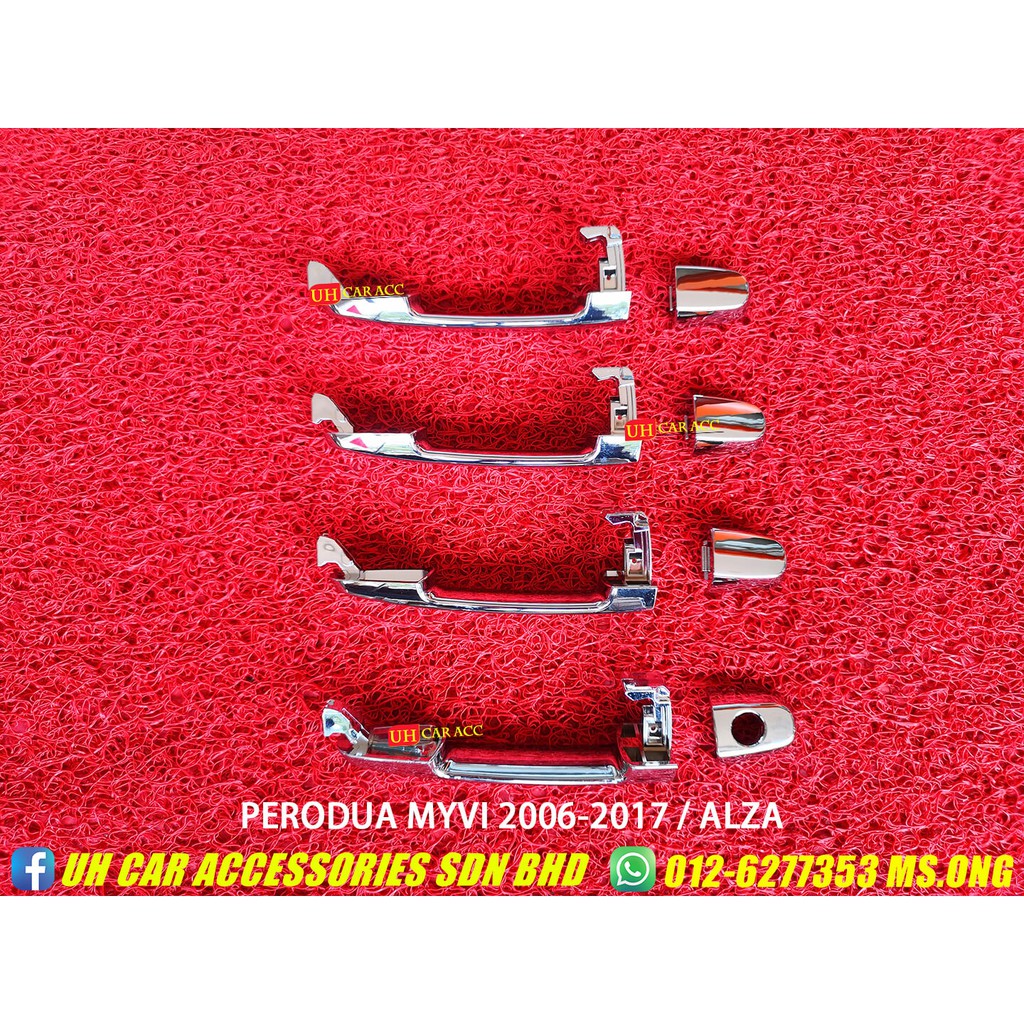 Perodua Myvi 2006-2017 Lagi Best Icon / Alza Door Handle Chrome [READY ...