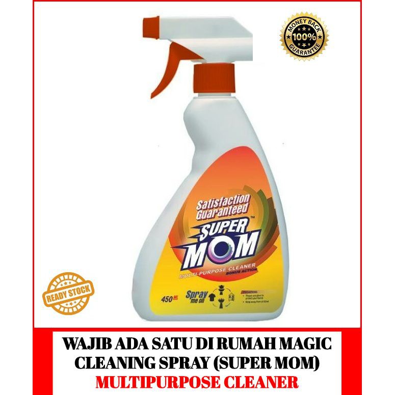 🔥FREE GIFT🎁🔥 SUPER MOM MAGIC CLEANING SPRAY | Shopee Malaysia