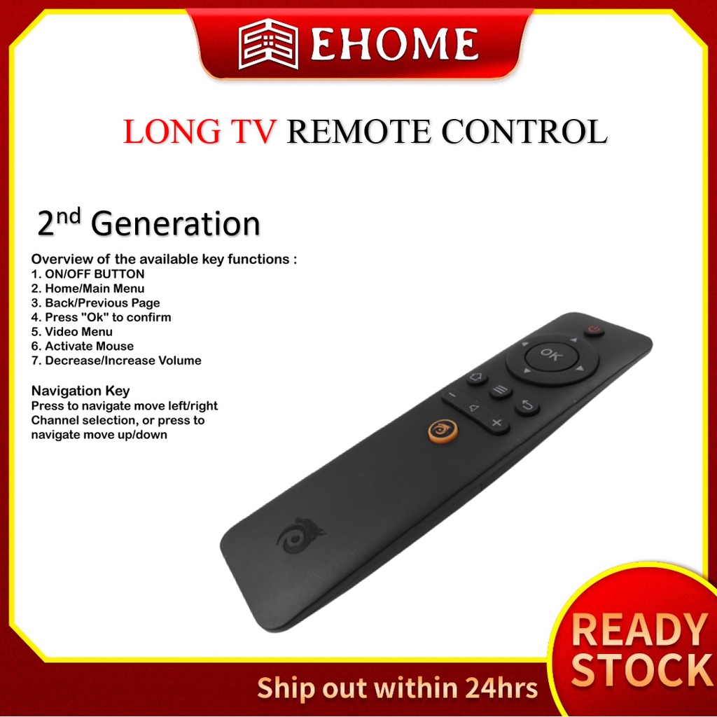 LongTV Remote Control Gen-2 Ready Stock | Shopee Malaysia