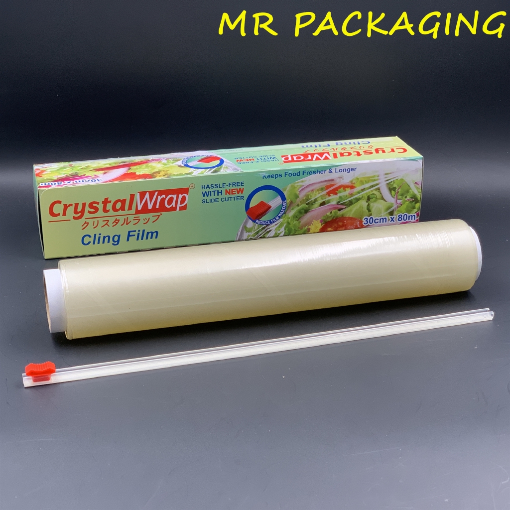 Crystal Wrap Catering Film - 12 inch ( 300mm ) x 80meter [ Food Wrap ...