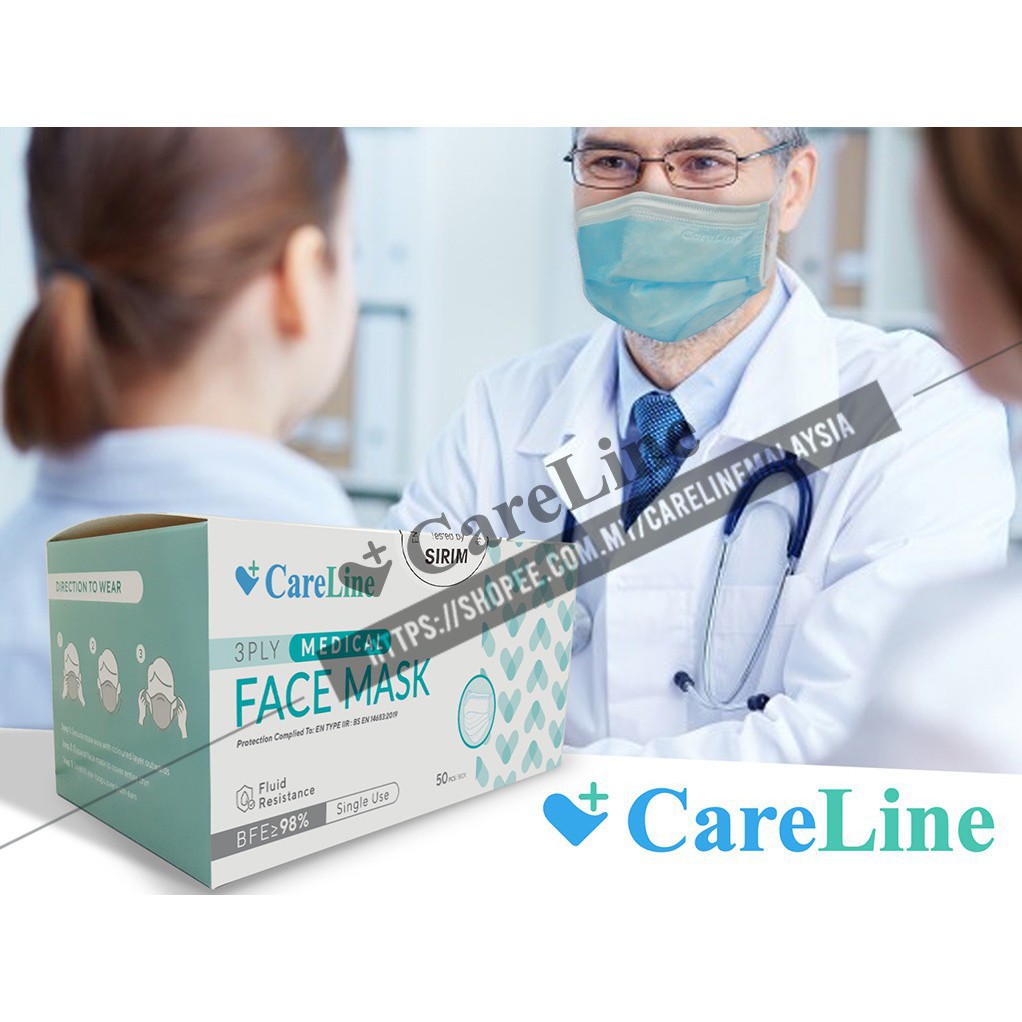 50PCS FACE MASK MEDICAL FACE MASK MEDICAL MASK MEDICAL FACE MASK 3 PLY ...