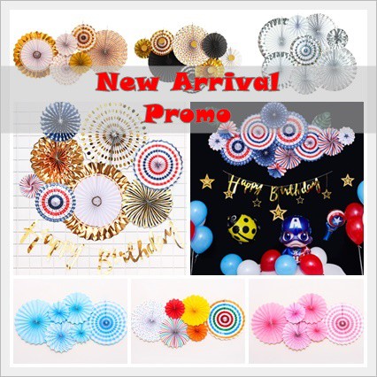 Paper Fan Wall Backdrop Decoration Birthday Wedding Party Colourful ...