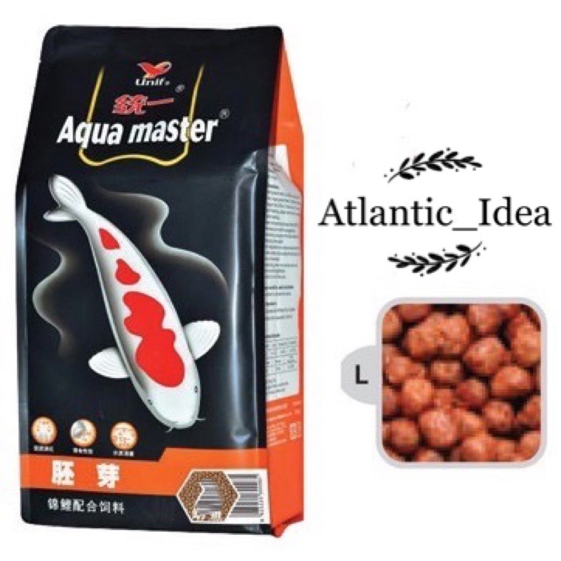 AQUA MASTER 5kg Wheat Germ Koi Floating Fish Food ( L Size ) | Shopee ...