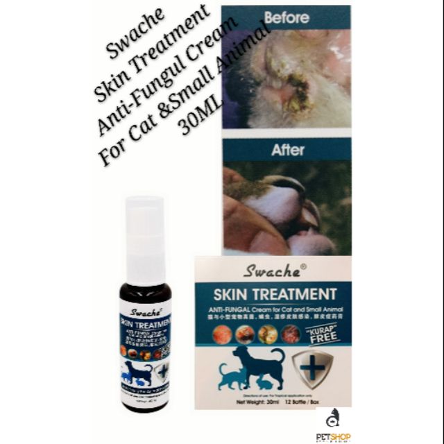 Swache Skin Treatment Anti Fungul Cream For Cats&Small Animal(Ubat ...