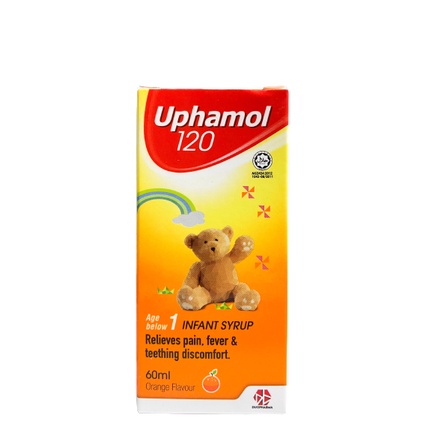 (KKM APPROVED) Paracetamol Syrup 100ml/60ml for relieves pain & fever ...