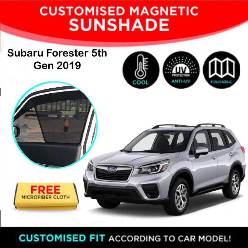 PRIME Custom Fit Magnetic Sunshade- Subaru Forester 5th Gen SK 2019 ( 6 ...