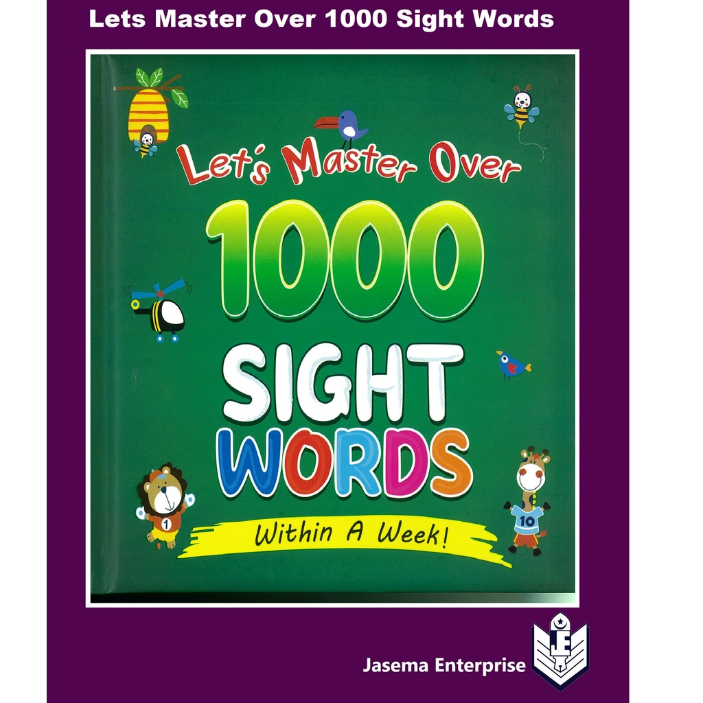 Lets Master Over 1000 Sight Words With a Week ! | Shopee Malaysia