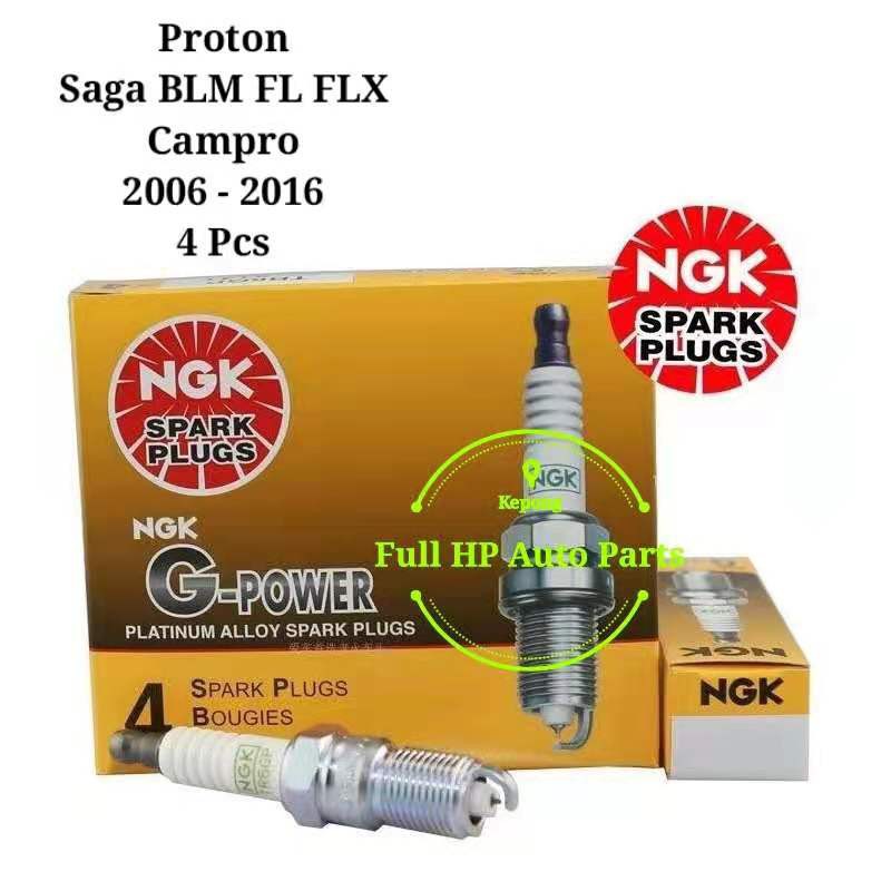 NGK G-Power Platinum Spark Plug for Proton Saga BLM / FL / FLX (Campro ...