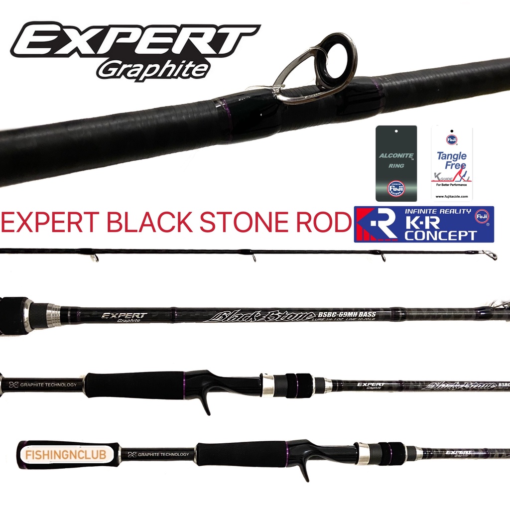 Expert Graphite Black Stone Baitcasting Rod Fishing Rod Jigging Rod ...