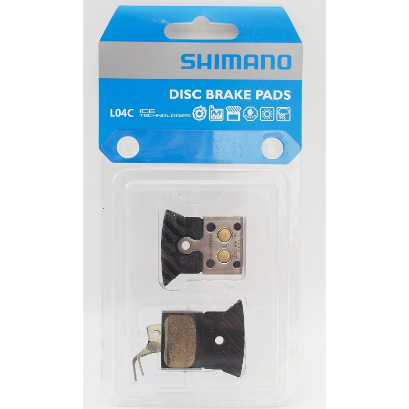 Shimano L04C Disc Brake Road Bike ICE Tech Metal Cooling Pad | Shopee ...