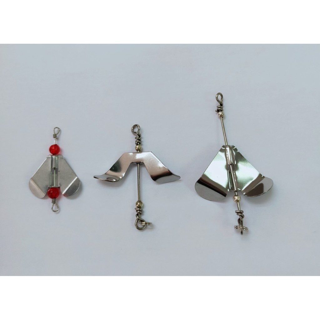 Rotating Fishing Propeller Kipas Haluan Toman Spinner / Katak Metal ...