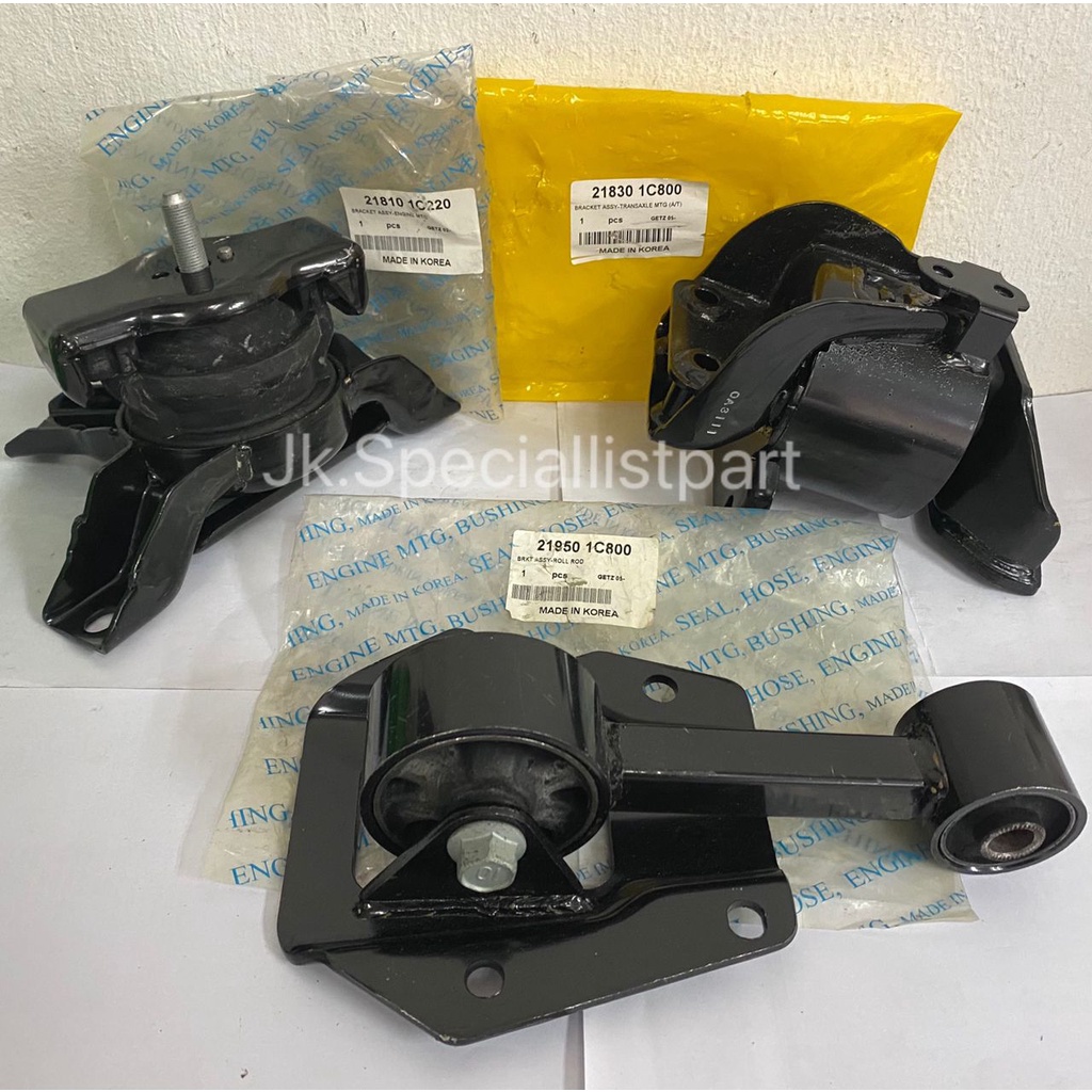 ENGINE MOUNTING SET (KOREA PART) [RH 21810-1C220, LH21830-1C800, RR ...