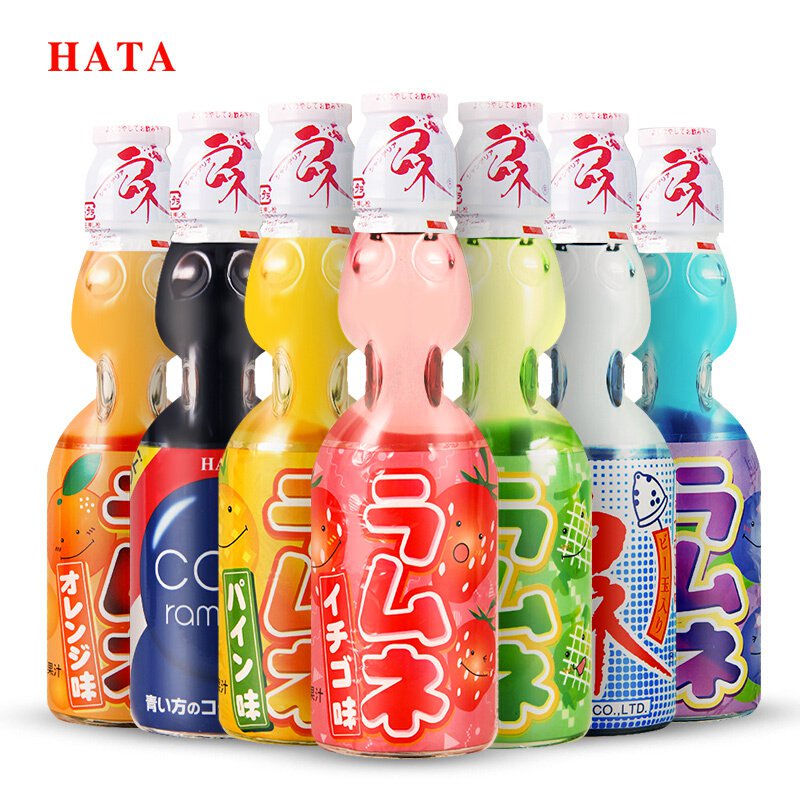 【HALAL】Japan Hata Ramune 日本哈达 弹珠波子汽水Pinball Soda Drink Marble Soda ...