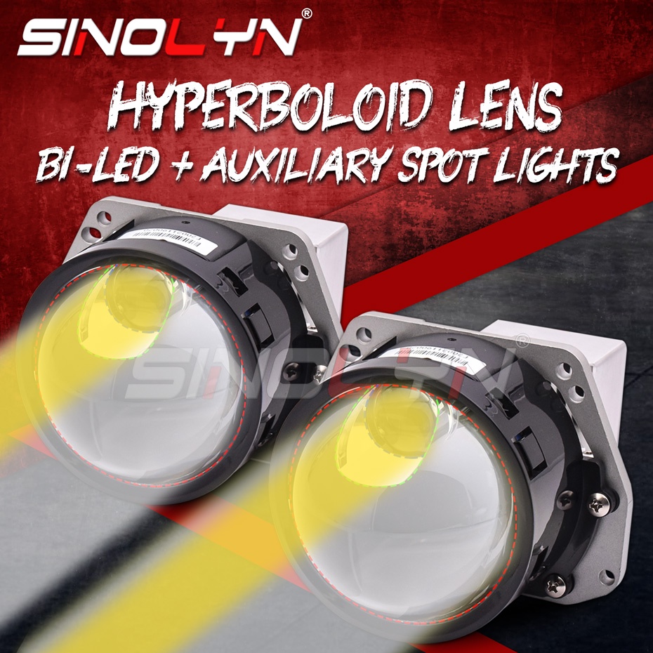 Sinolyn Hyperboloid 150W Bi LED Projector Lenses 3.0” LED Headlight ...