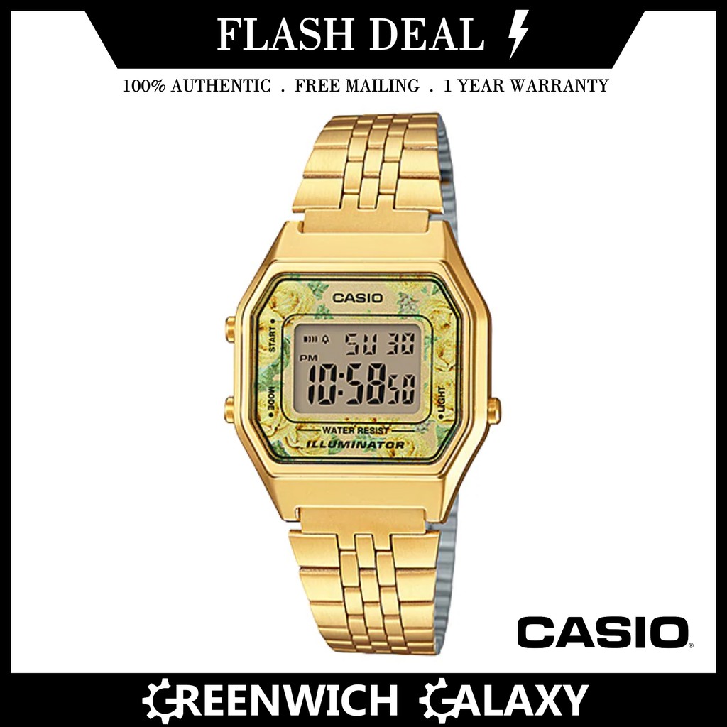 Casio Small Vintage Digital Watch (LA680WGA-9C) | Shopee Malaysia