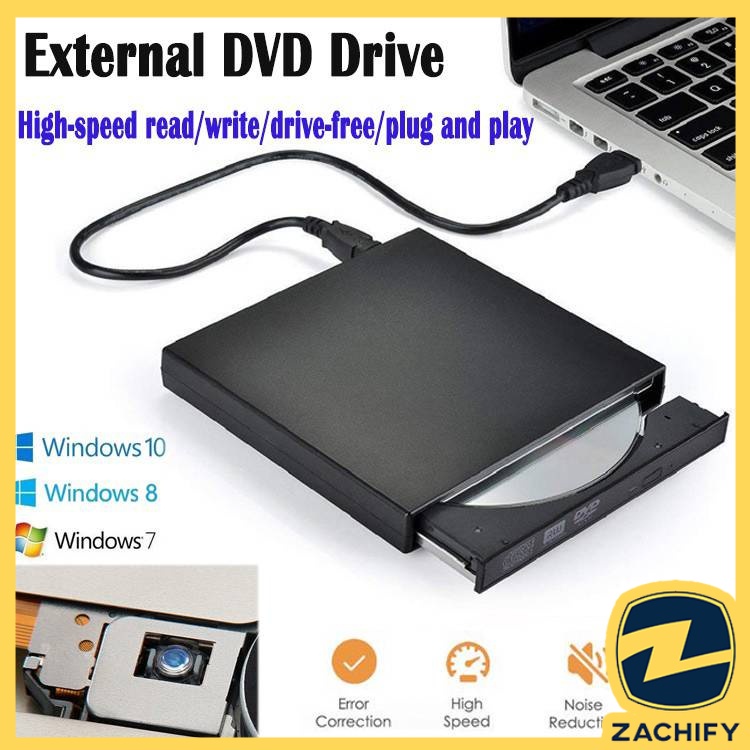 🔥Raya Promo🔥 External DVD Drive USB2.0 Combo CD-RW CD-RW DVD ROM CD ...